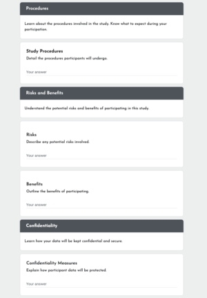 Free Informed Consent Form Template in Google Forms