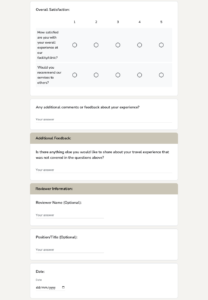 Free Patient Feedback Form Template in Google Forms