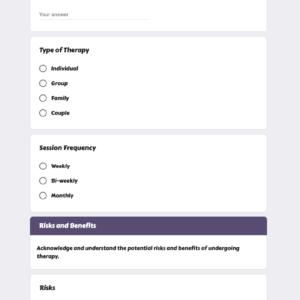 Free Psychology Informed Consent Form Template in Google Forms