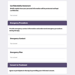 Free Psychology Informed Consent Form Template in Google Forms